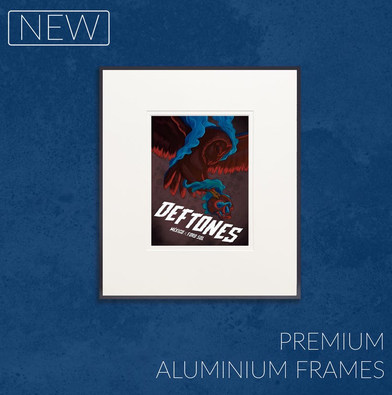 Deftones REPRODUCTION Gig Poster A3 A4 Art Print - Mexico - Vintage ...