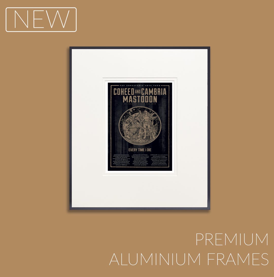 Coheed and Cambria the Unheavenly Skye Tour REPRODUCTION Gig Poster ...