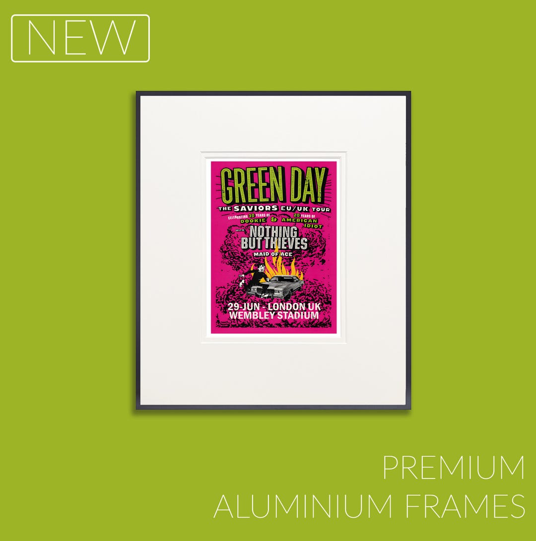 Green Day REPRODUCTION Gig Poster Matte A3 A4 Art Print. Wembley ...