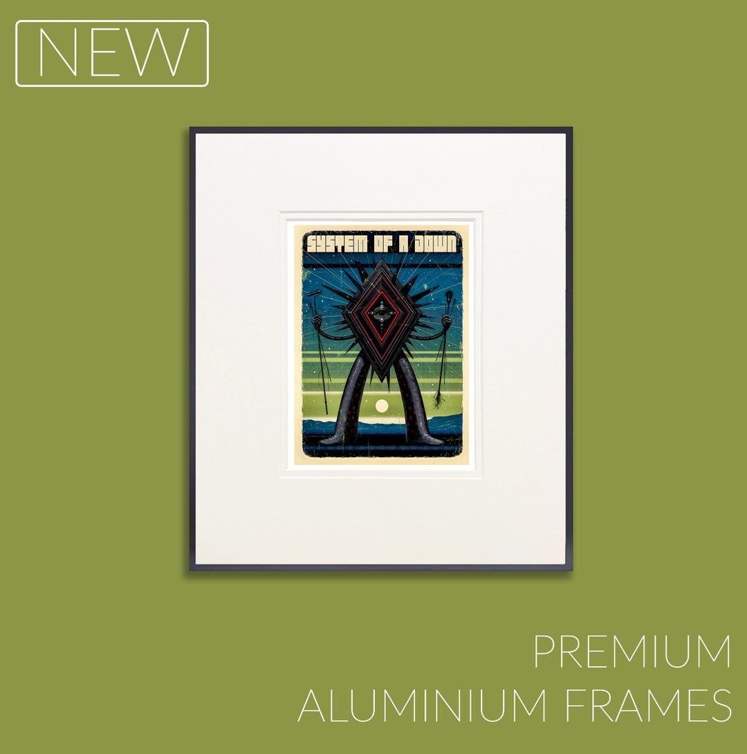 SOAD Poster Matte Art Print. System of A Down Vintage Rock Metal ...