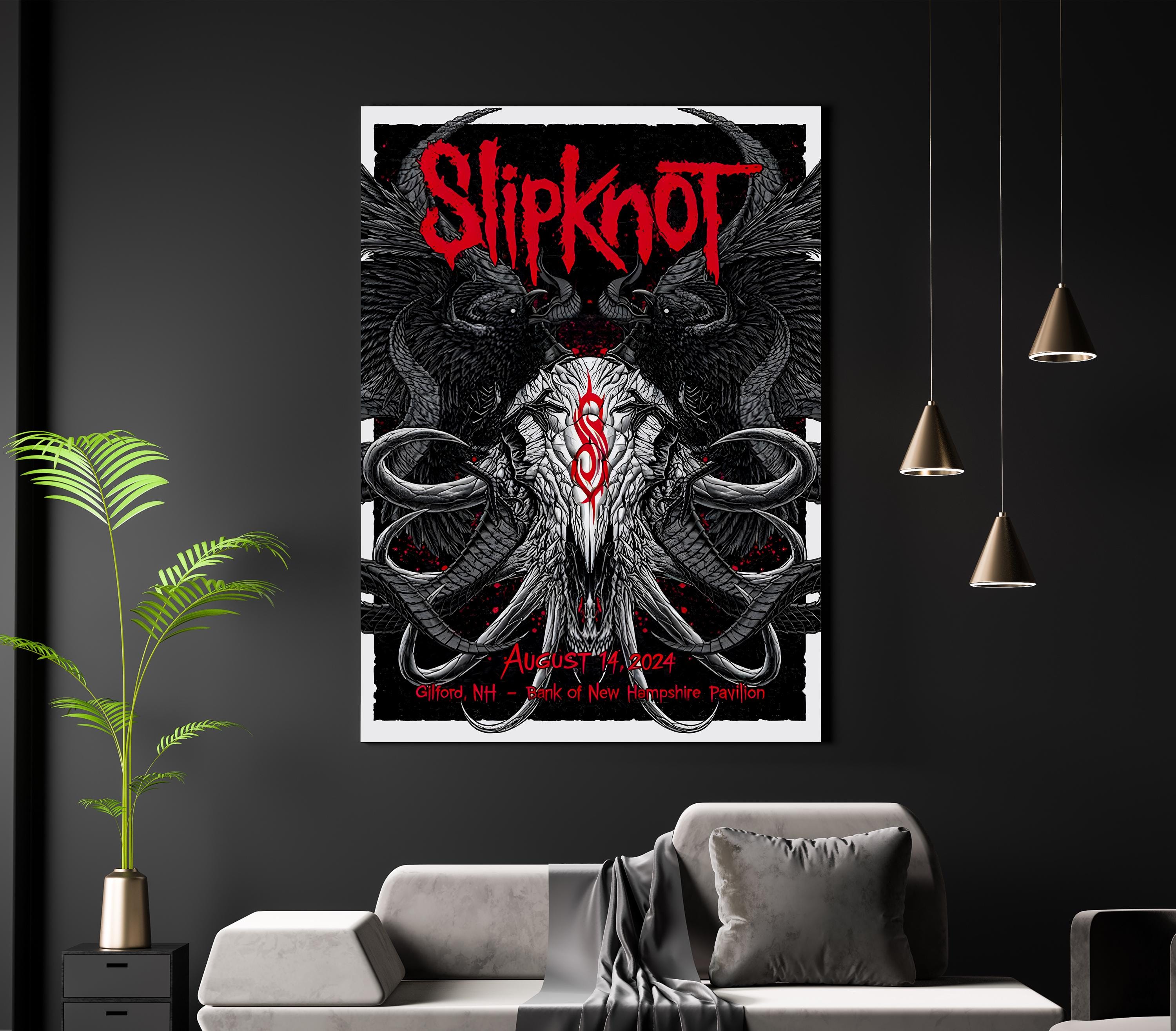 Slipknot 25th Anniversary Tour Poster: Rock Metal Art Print (digital ...