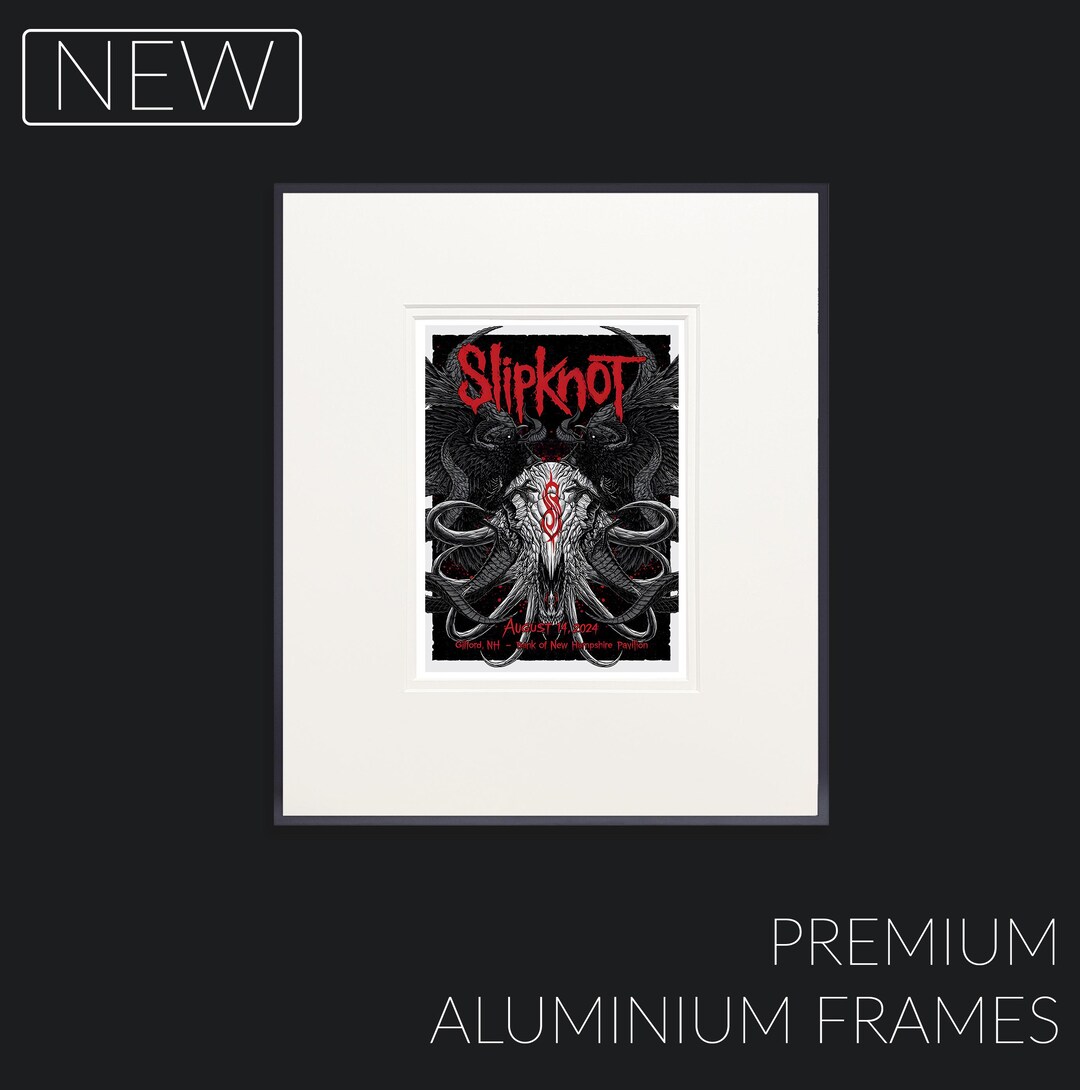 Slipknot REPRODUCTION Gig Poster Matte A3 A4 Art Print. 25th ...