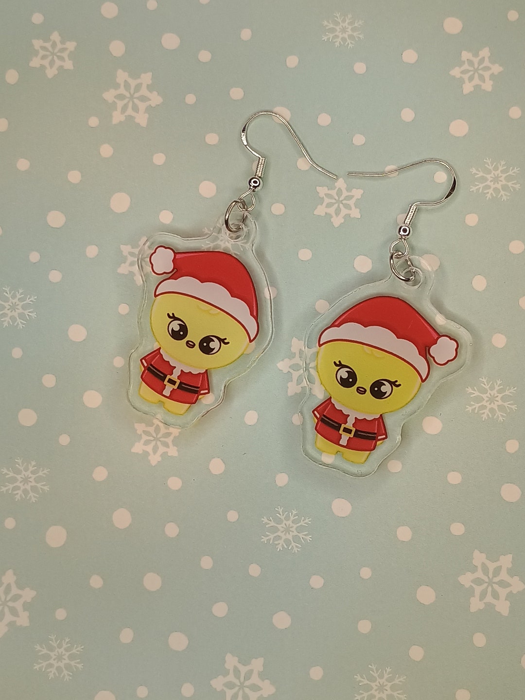 SKZOO, Bbokari ,k-pop, Acrylic, Christmas,dangle Earrings - Etsy
