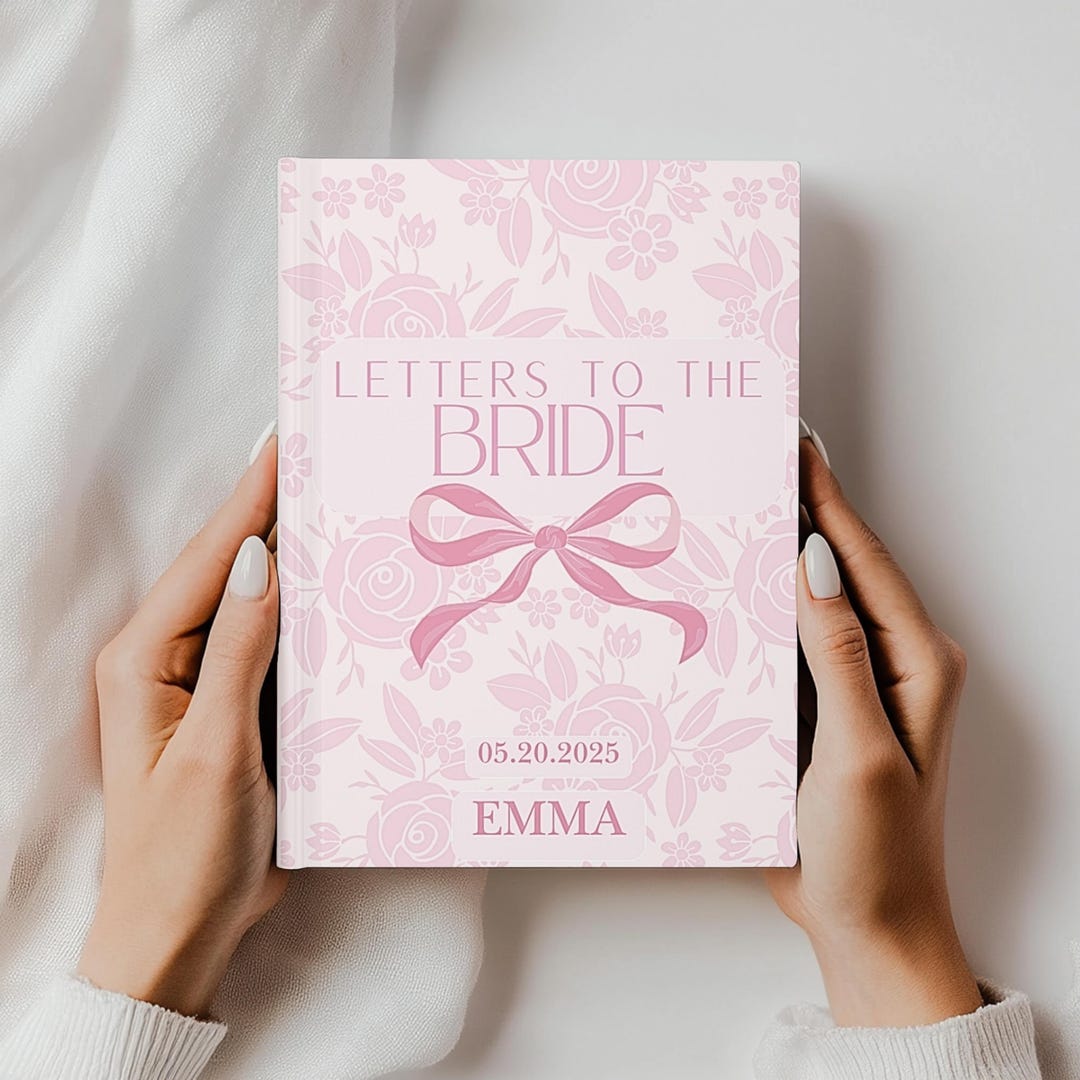 Letters to the Bride Memory Book Wedding Essentials Keepsake Gift ...