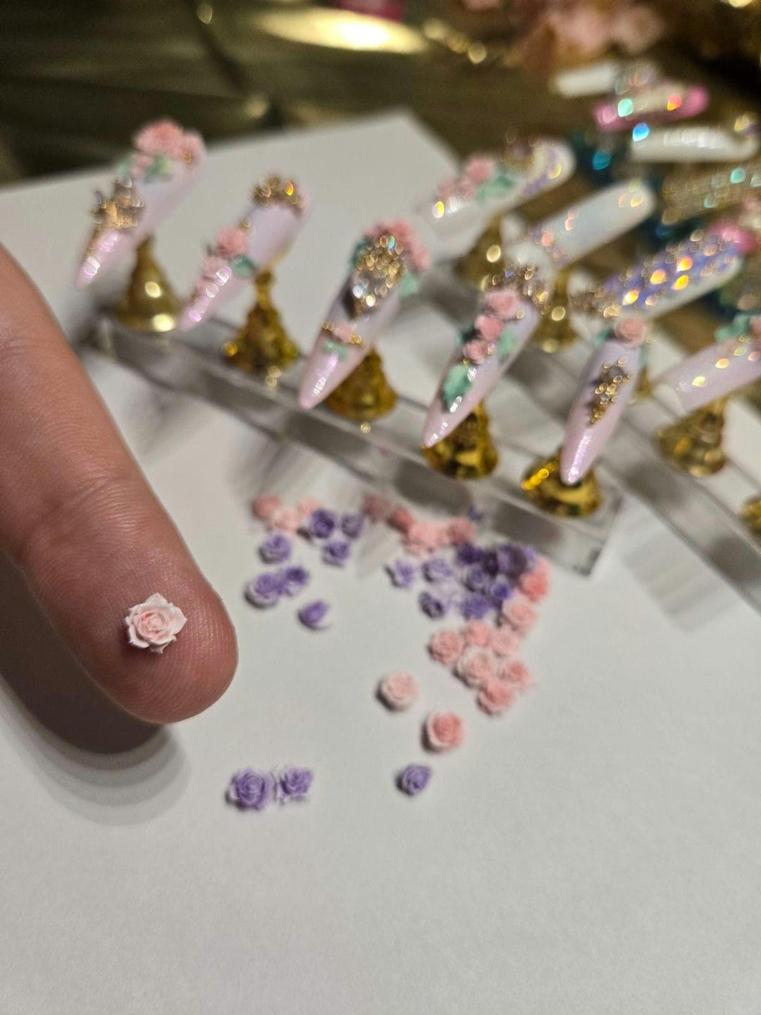 Nail Flower 3D - Etsy