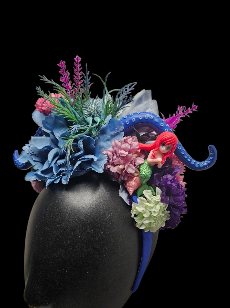 Fantasy Tentacle Flower Crown – Mermaid Headpiece, Cosplay Festival ...