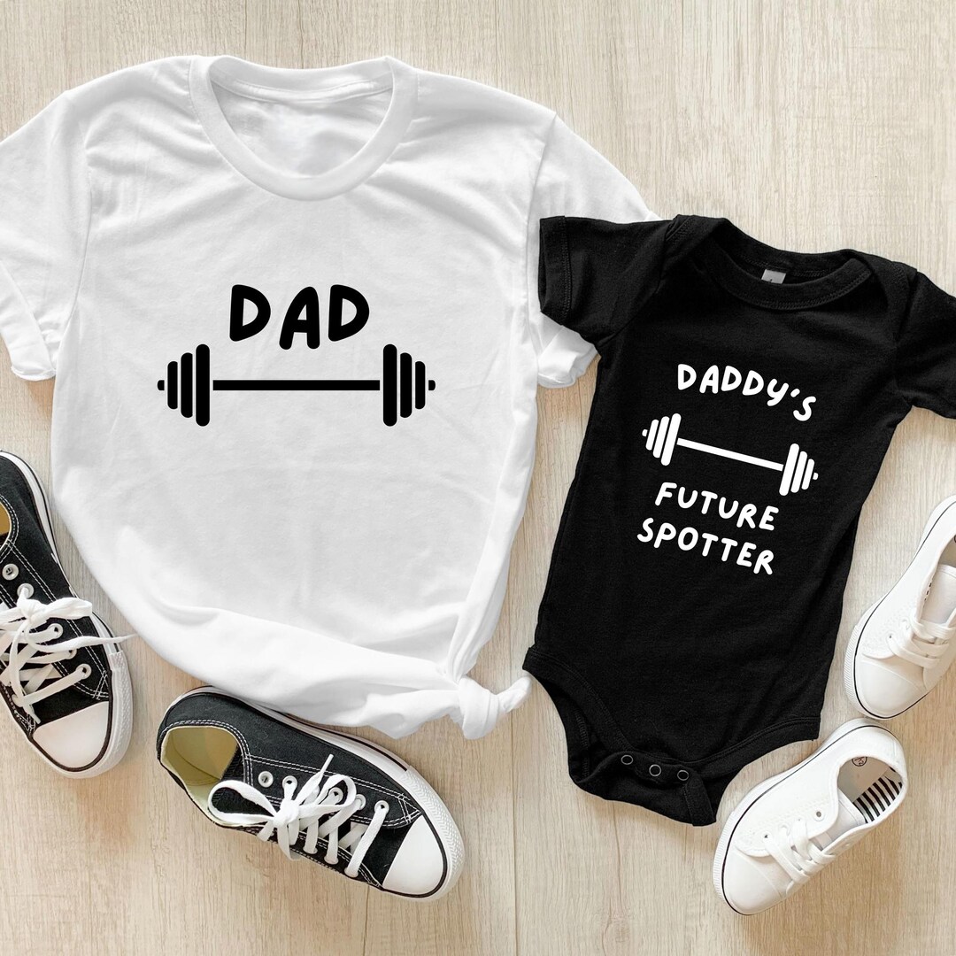Daddy's Future Spotter Shirt, Matching Daddy and Baby Outfit, Custom ...