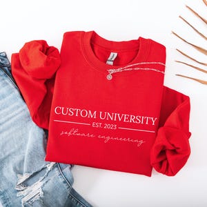 Custom University Sweatshirt, Personalized University and College ...