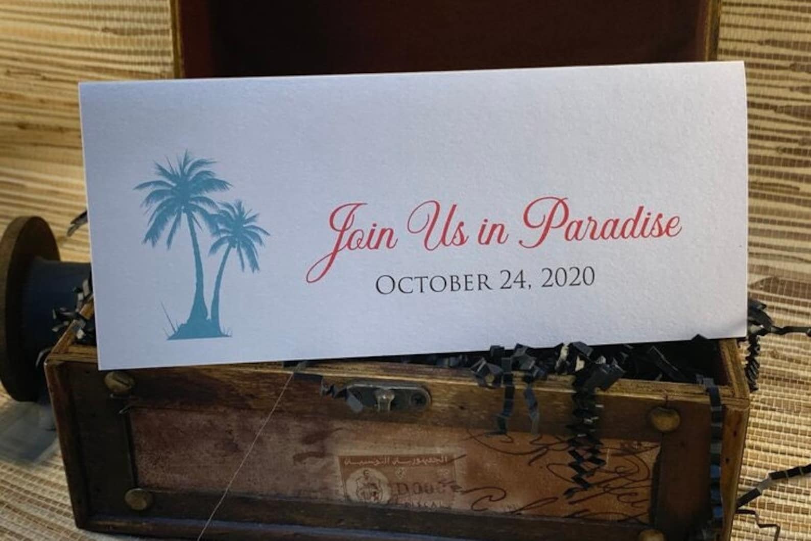 Mexico Destination Wedding Invitation. Beach Wedding Invitation ...
