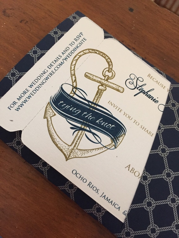 Yacht wedding invitations | Beachweddingtips.com