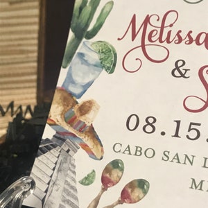 Mexico Save the Date. Destination Wedding Invitation. Save the Date ...