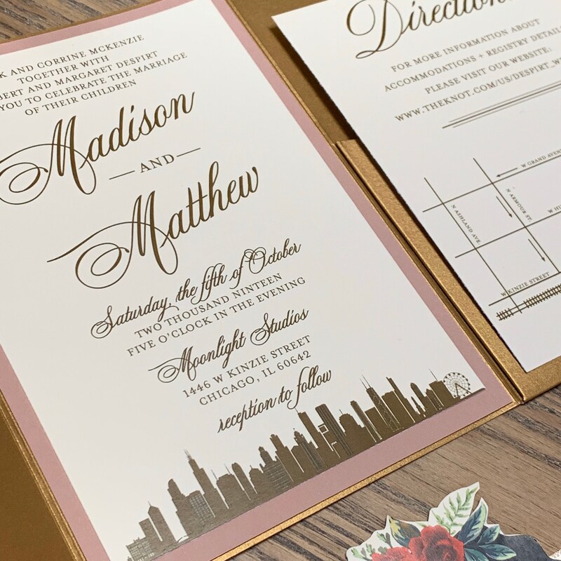 Chicago Invitation - Etsy