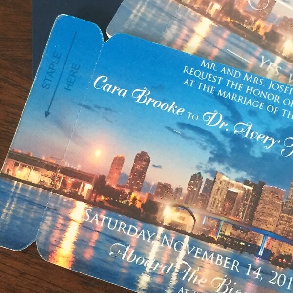 Miami Wedding Invitations - Etsy