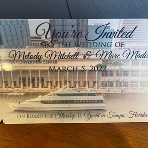 Yacht Save the Date. Tampa Yacht Invitation. Florida Yacht Invitation ...