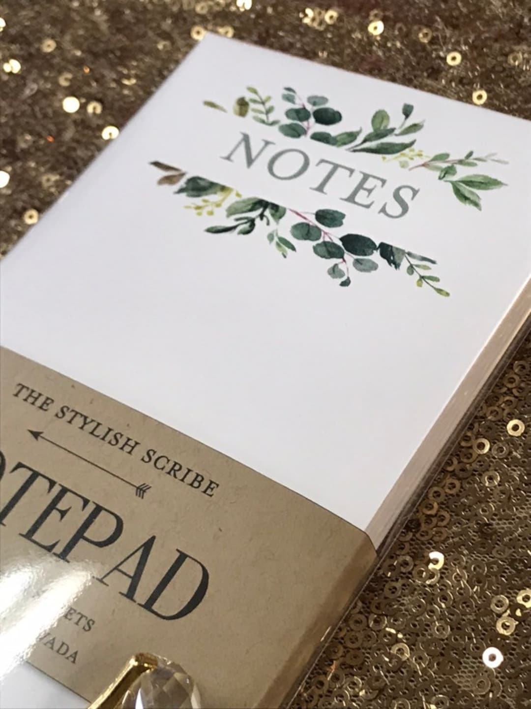 Floral Notepad. Greeneey Notepad. Floral Notepad. Gift for Friend. - Etsy