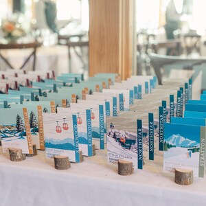 Ski Themed Wedding Place Cards - Etsy