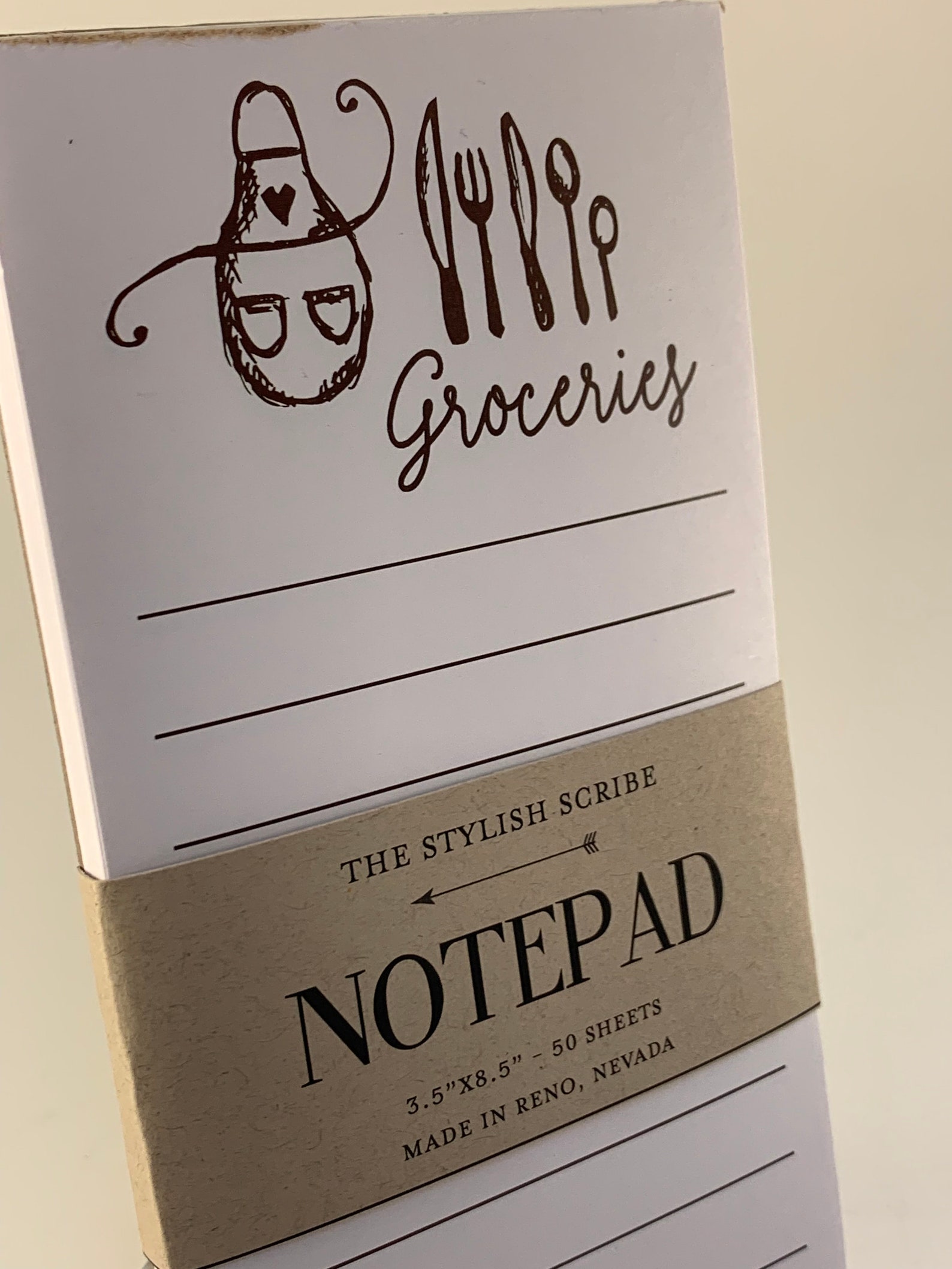 Magnet Fridge Notepad. Grocery List Notepad. Vintage Style - Etsy