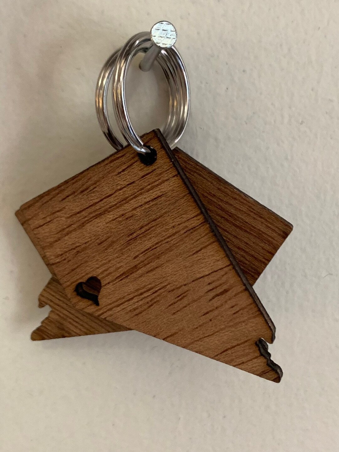Wood Nevada Keychains. Reno, Nevada. - Etsy