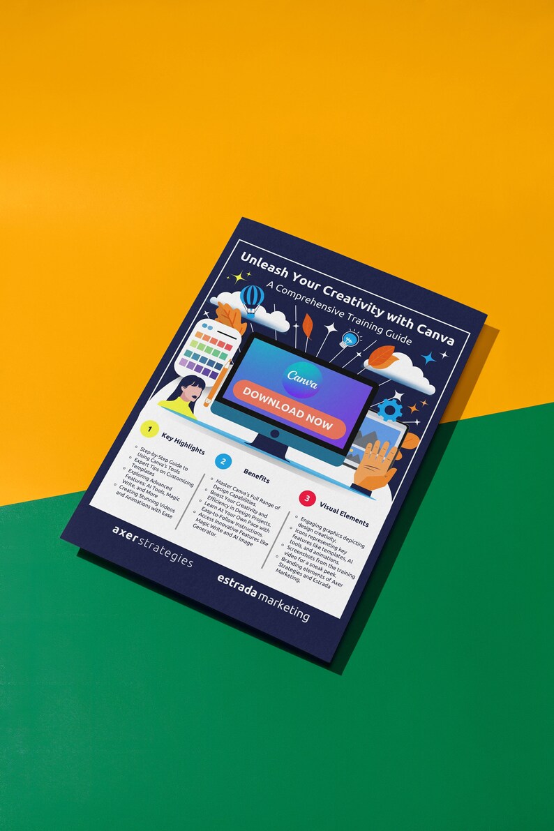 Canva Training Video Guide: Making a Design & Step-by-step PDF ...