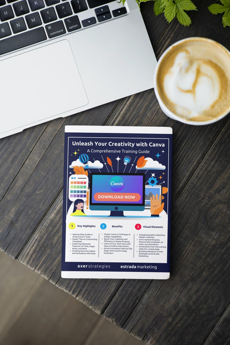 Canva Training Video Guide: Making a Design & Step-by-step PDF ...