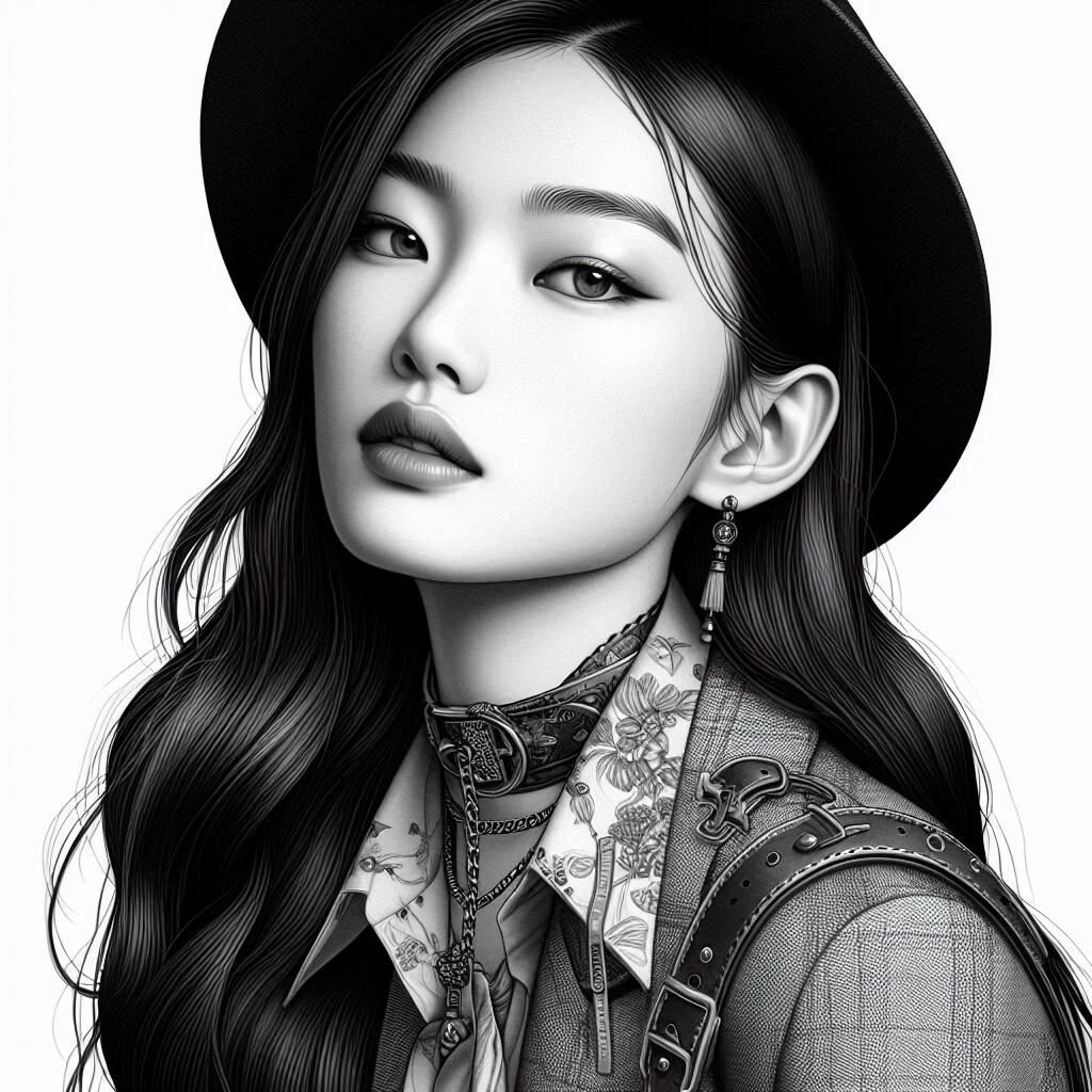 30 Digital Coloring Pages: Editorial Women, Early 2000s Style, Fashion ...