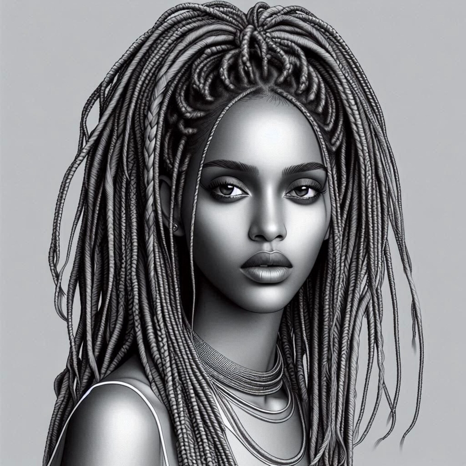 30 Digital Coloring Pages: Editorial Women, Early 2000s Style, Fashion ...