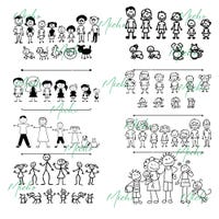 Stick Family - Etsy