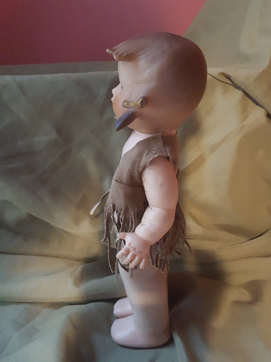 Rubber Indian Boy Girl Doll Molded Rubber Collectible Jointed - Etsy