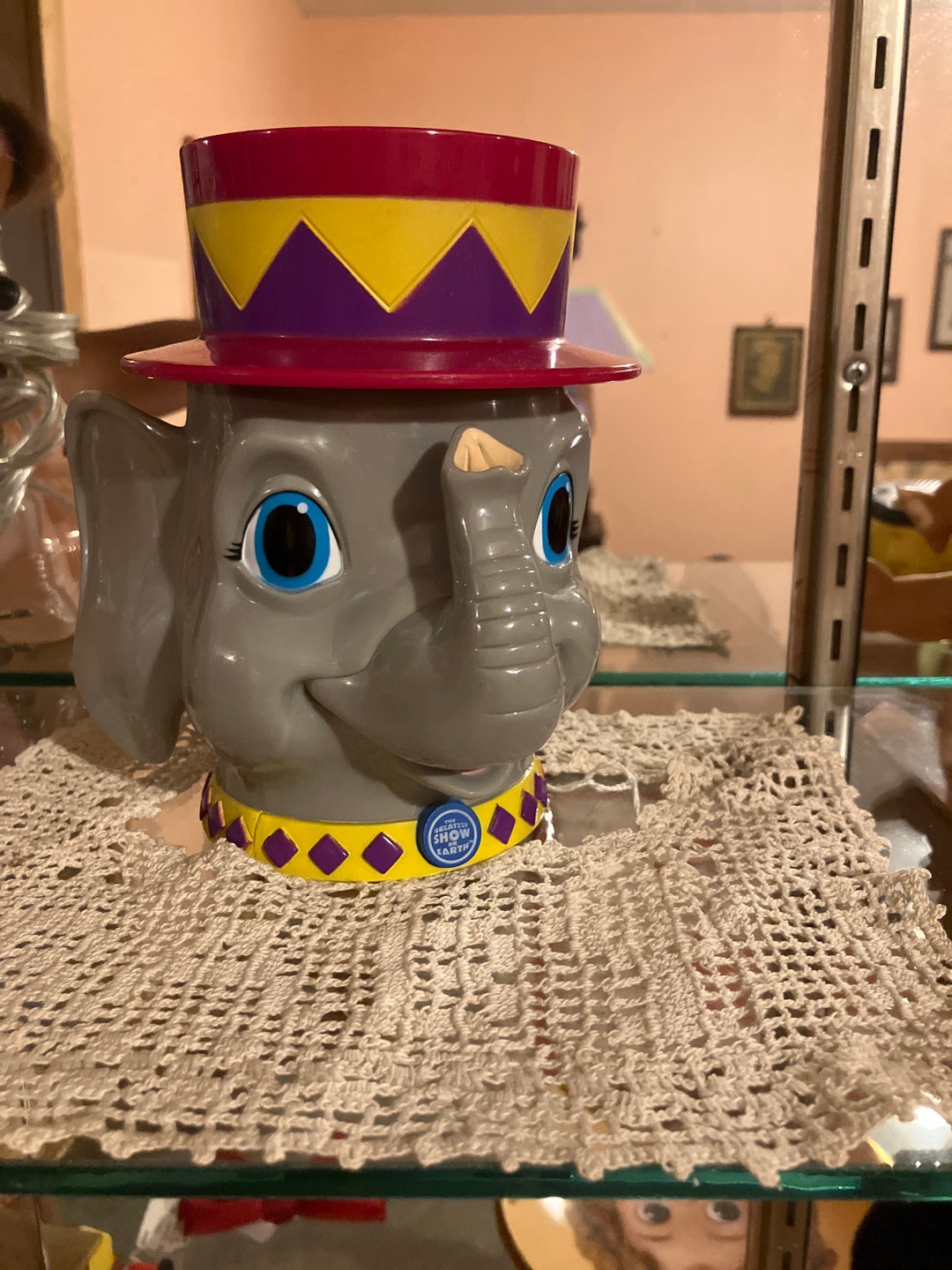 Vintage Disney Dumbo Cup Greatest Show in Earth Souvenir - Etsy