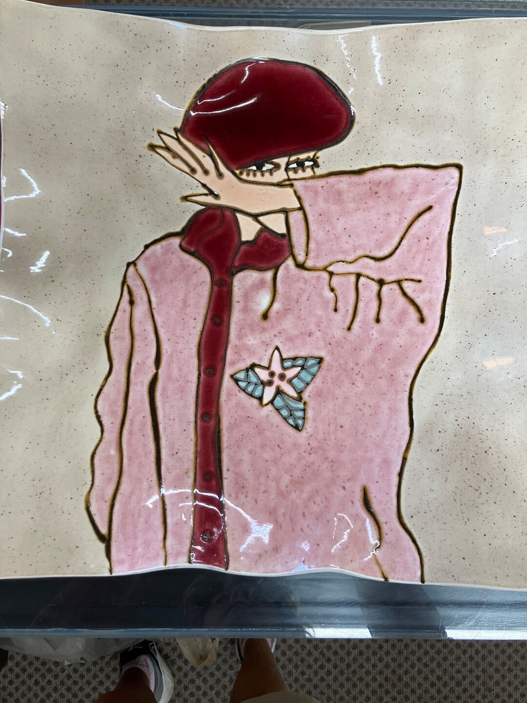 Demery Art Pottery Wall Decor Platter 1989 - Etsy