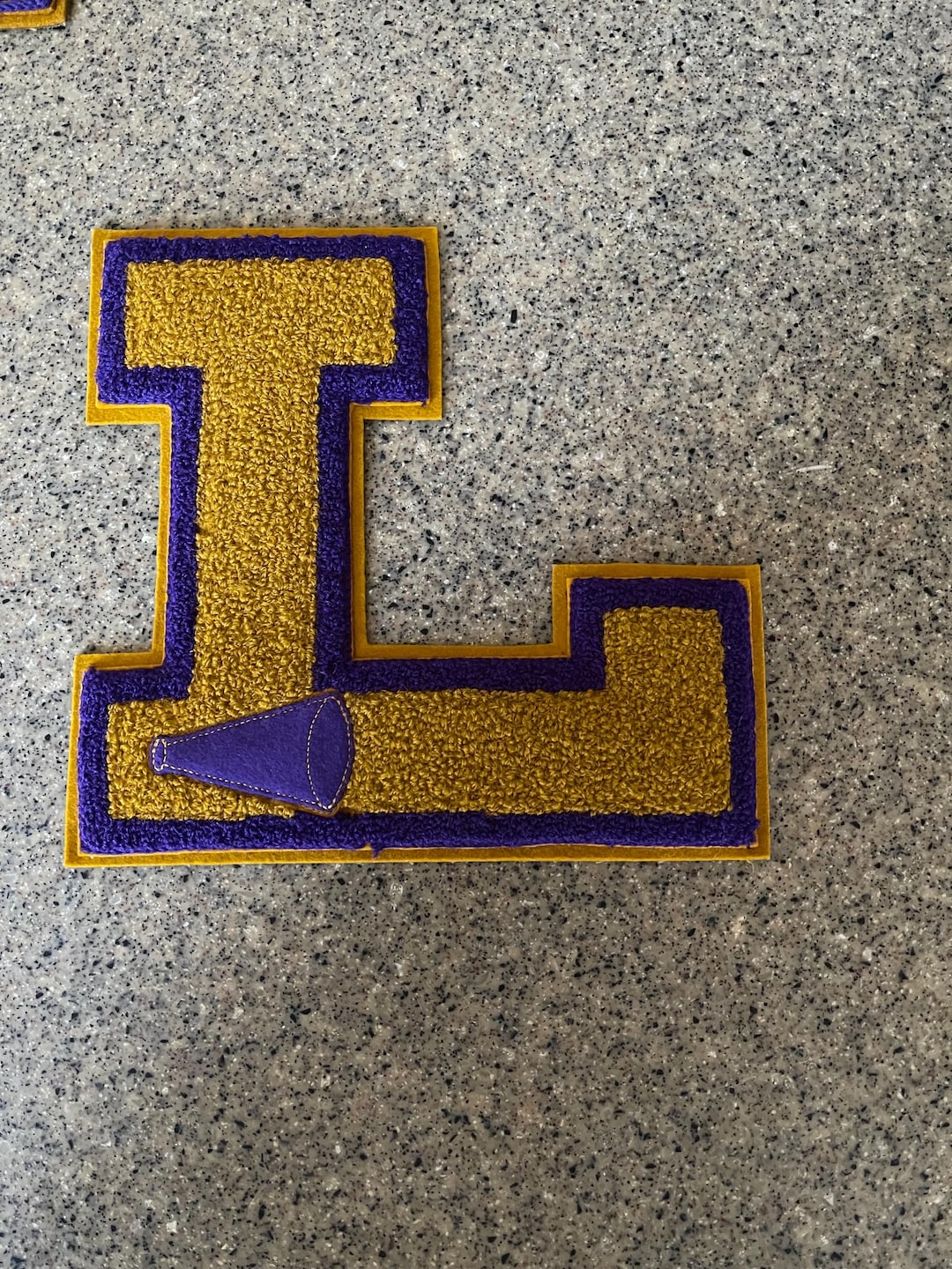 Varsity Letter L Embroidered Large Jacket Letter Cheerleader Letter ...