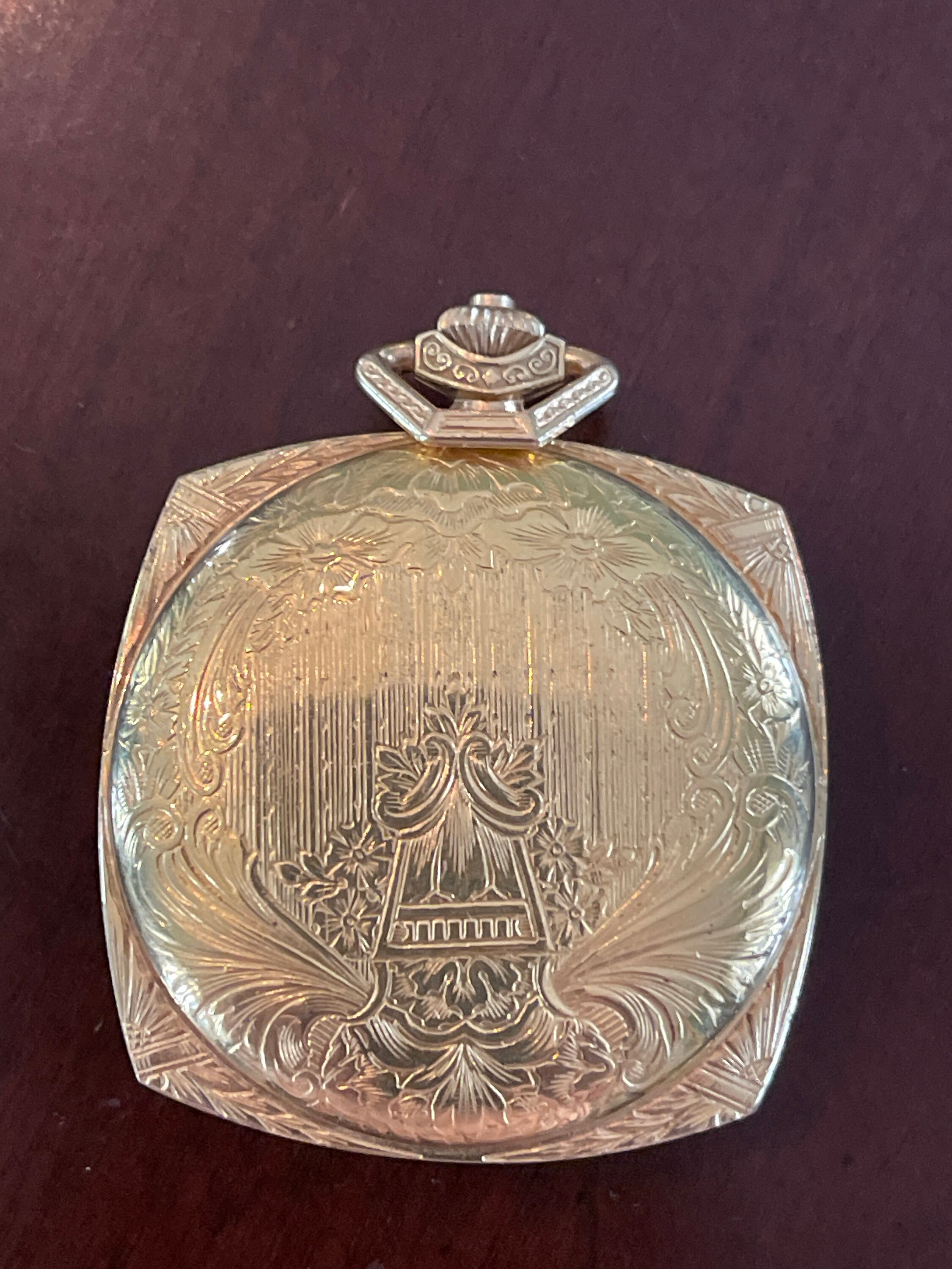 Vintage Arnex 17 Jewel Pocket Watch Gold Works Wind up Fancy - Etsy
