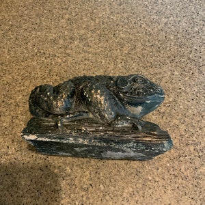 Vintage Discontinued Henri Studio Cast Stone Frog Toad Signed and Dated ...