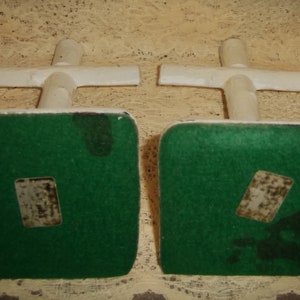 CROSS BOOKENDS Cast Iron Howell Evans Tennessee Vintage White Metal ...