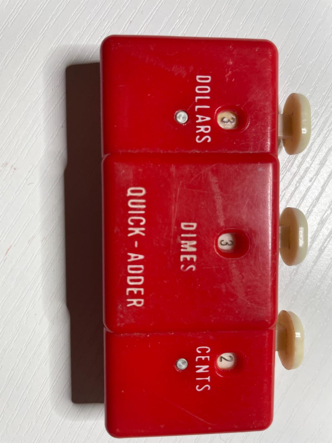 Quick Adder Red 3 Button Plastic Money Button Counter Vintage - Etsy
