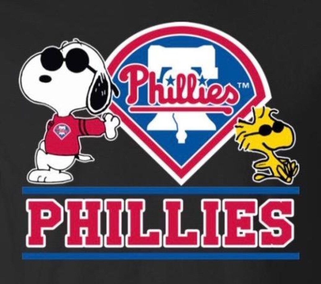 FIVE Philadelphia Phillies Cool Snoopy & Woodstock Waterproof Vinyl ...