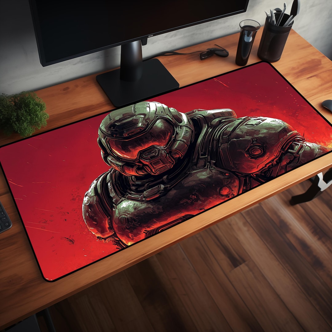 Doom Eternal Mousepad, Doom Eternal Desk Mat, 10 Different Sizes and ...