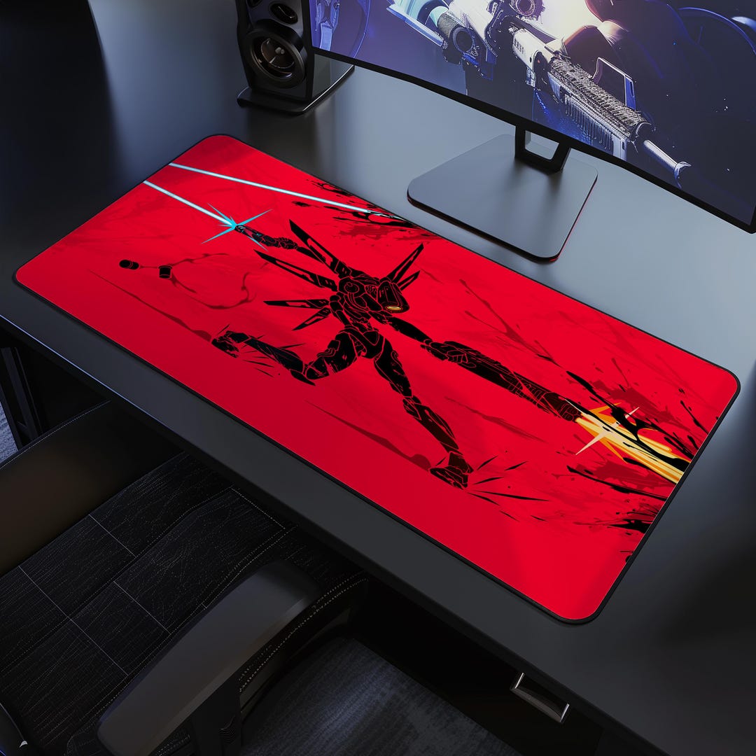 Ultrakill Gaming Mouse Pad With RGB LED Lighting Large Desk Mat for ...