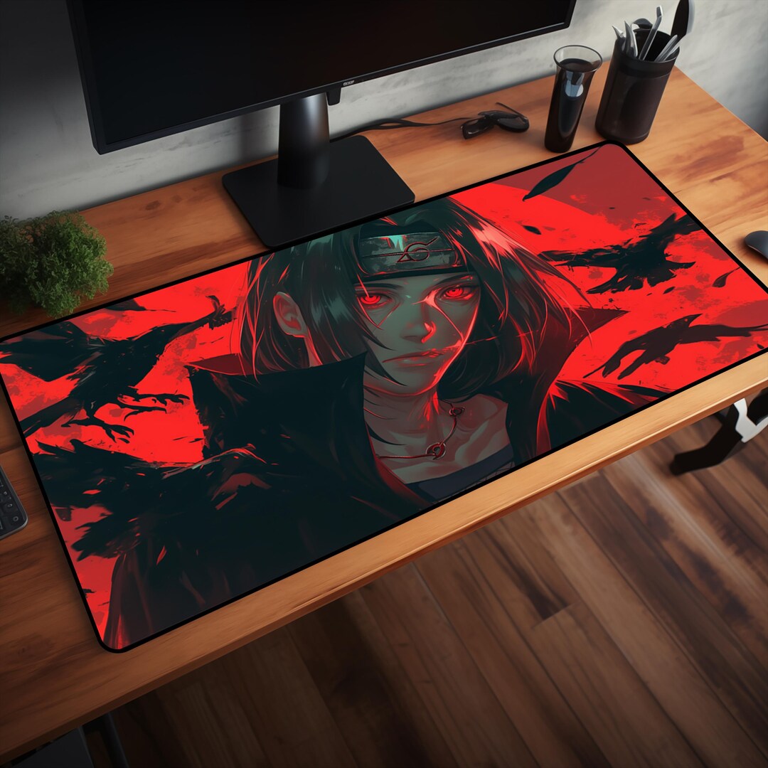 Itachi Uchiha Mousepad, Naruto Anime Mousepad, Gaming Mousepad, 10 ...