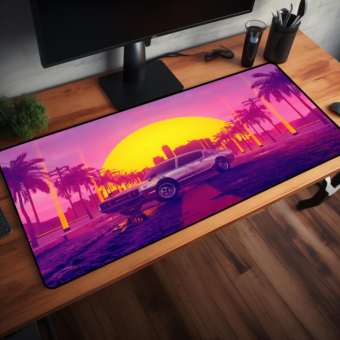 Neon City Gaming Mousepad, Open-world Adventure Mousepad, Tactical ...