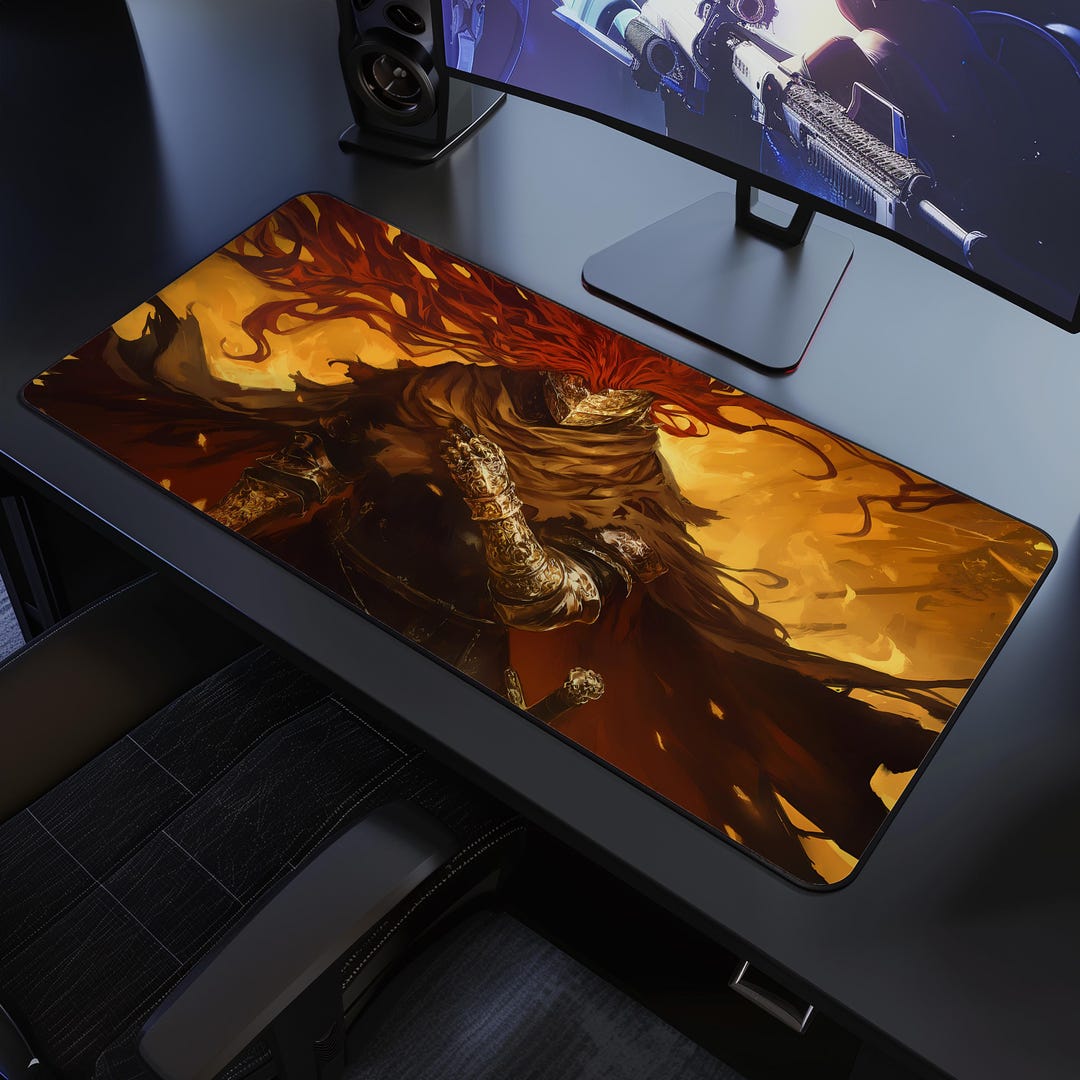 Elden Ring Mousepad,elden Ring Deskmat,10 Different Size and Led Options,mini Mousepad,big ...