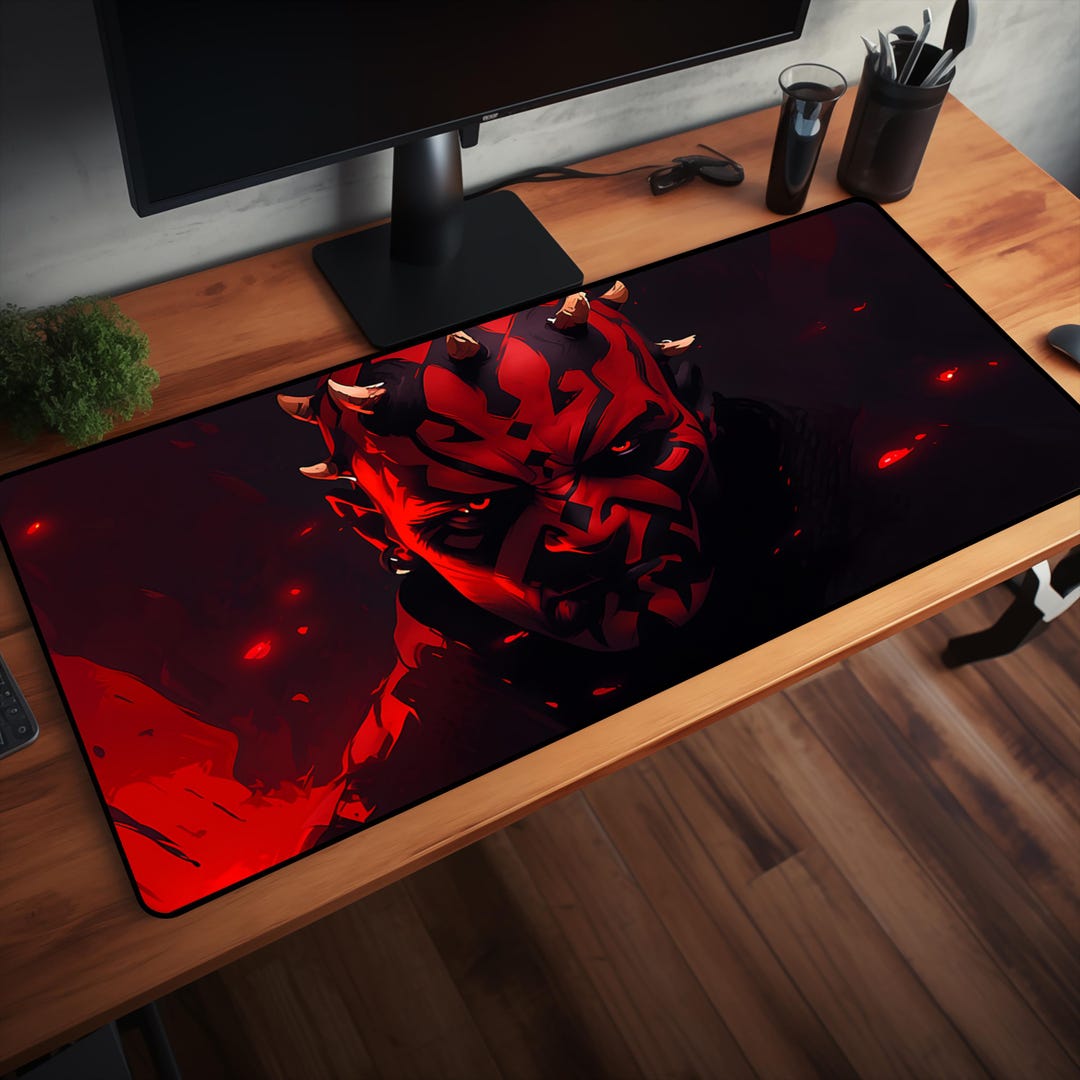 Darth Maul Mousepad, 10 Different Sizes and Led Options, Darth Maul ...