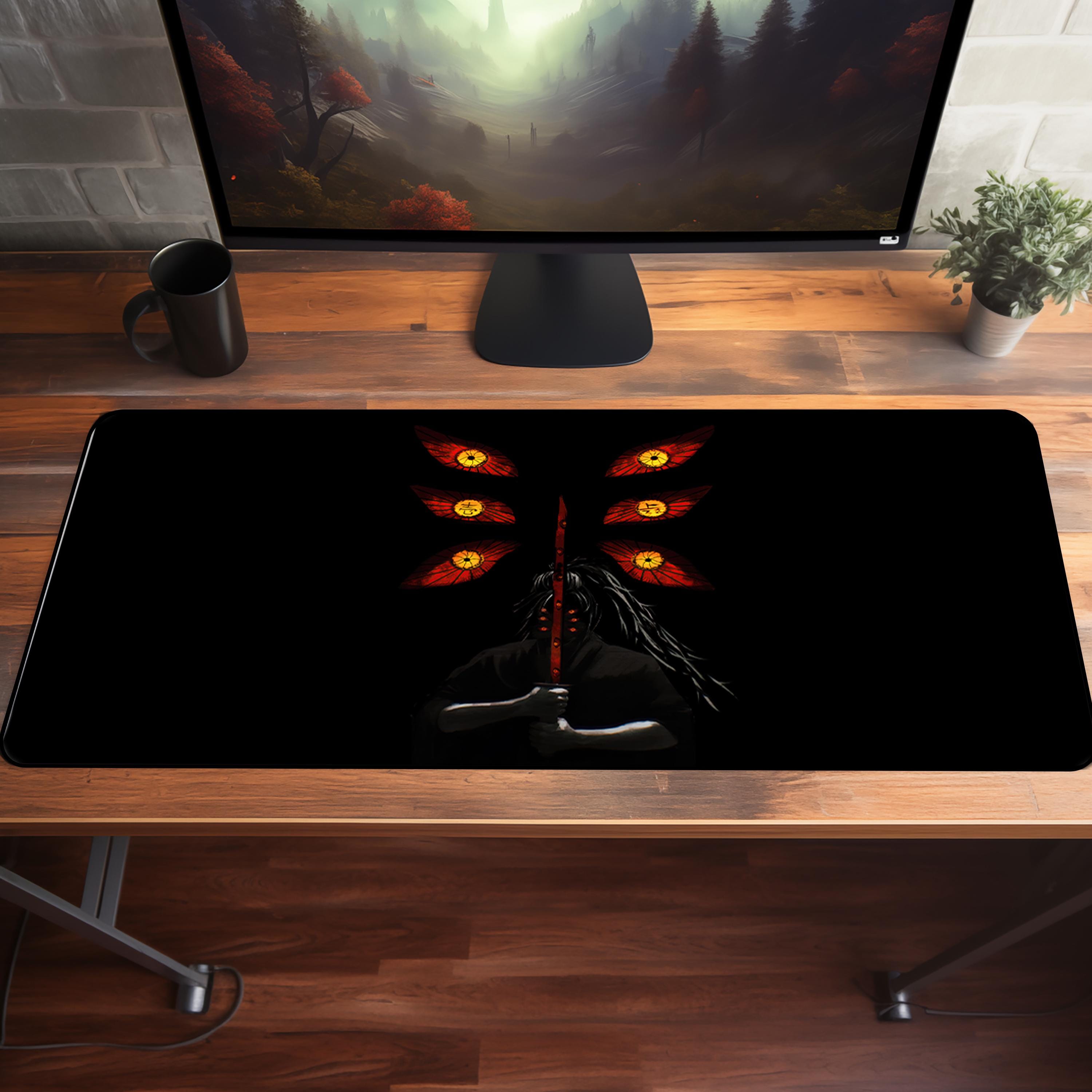 Demon Slayer Mousepad, Kokushibo Desk Mat, Gaming Mousepad, 10 ...