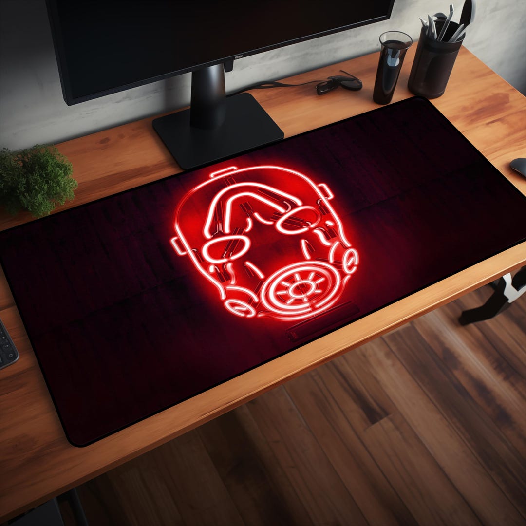 Borderlands Neon Mask Gaming Mousepad LED RGB Lighting & 10 Size ...