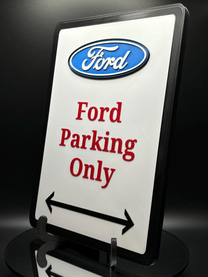 3d-printed "ford Parking Only Plaque" / Home Wall Décor/ Desk Décor ...