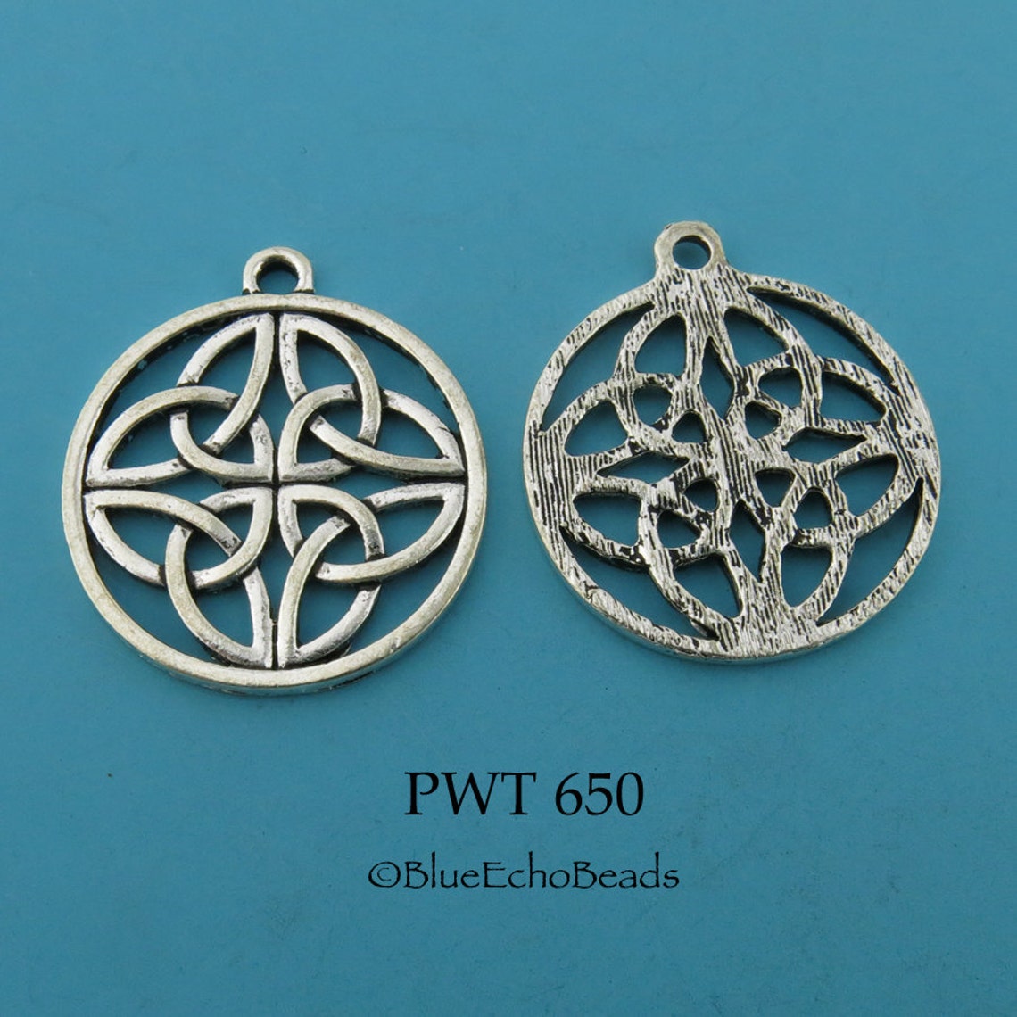 3 Pcs 24mm Celtic Knot Pendant Interlocking Triangle - Etsy