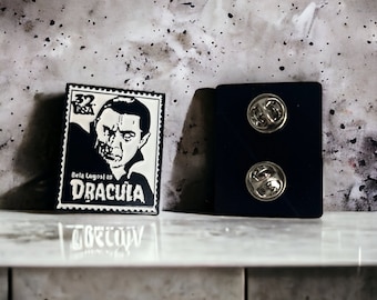 Dracula Mirror Pin, Bookish Pin, Bookish, Book Lover Gift, Literary ...