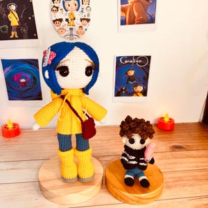 CORALINE y WYBIE / Patrones muñecos en crochet amigurumi Español / PDF ...