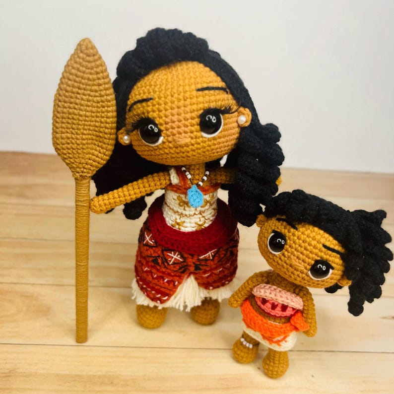 MOANA 2 and SIMEA / Crochet Doll Patterns Amigurumi in English / PDF ...