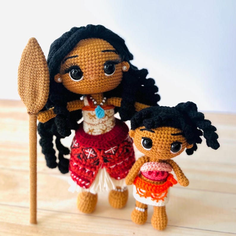 MOANA 2 and SIMEA / Crochet Doll Patterns Amigurumi in English / PDF ...